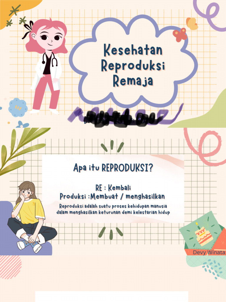 Kesehatan Reproduksi Remaja | PDF