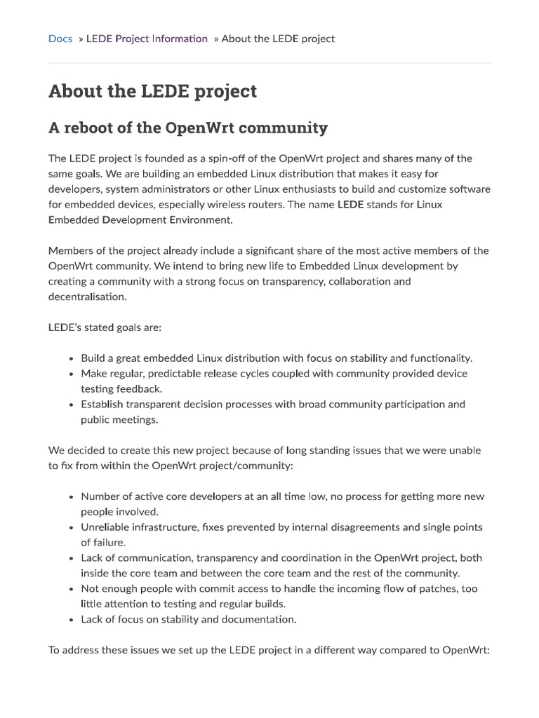 About The LEDE Project | PDF