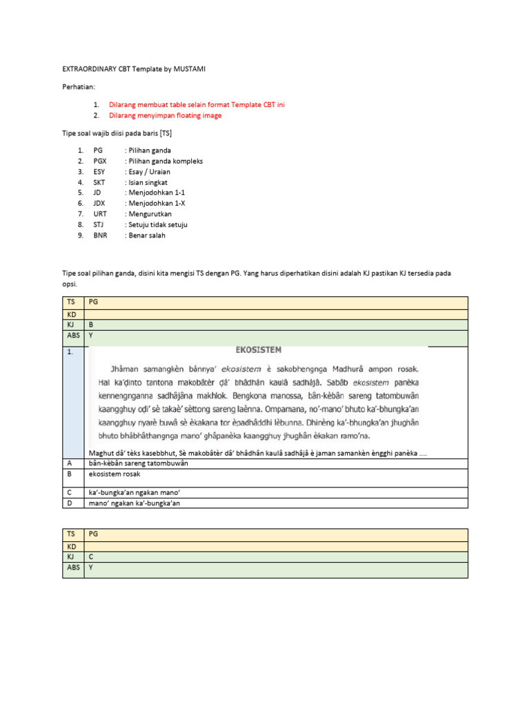 FORMATIF B.MDR KURMER | PDF