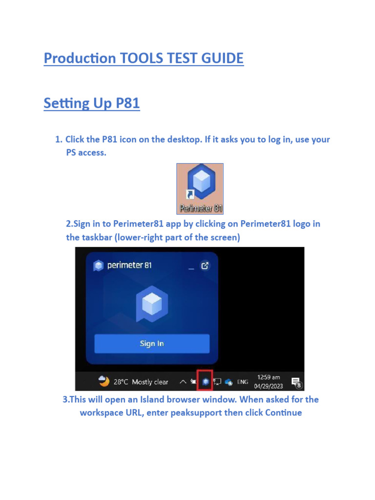 Production TOOLS TEST GUIDE FINAL 2 | PDF | Login | Software