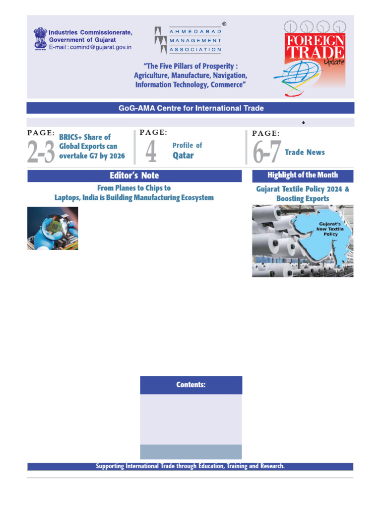 Foreign Trade Update October 2024 | PDF | Logistics | Packaging And ...