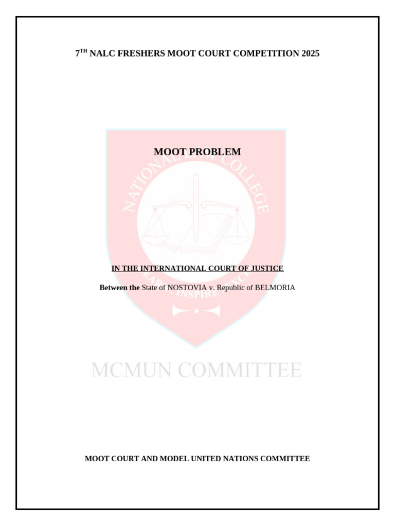 Law Students' Moot Court Challenge | PDF | Espionage | Satellite