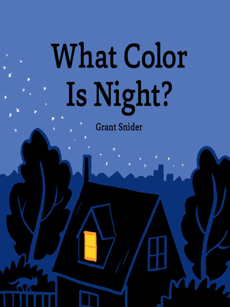 What Color Is Night (Grant Snider) (Z-Library) | PDF