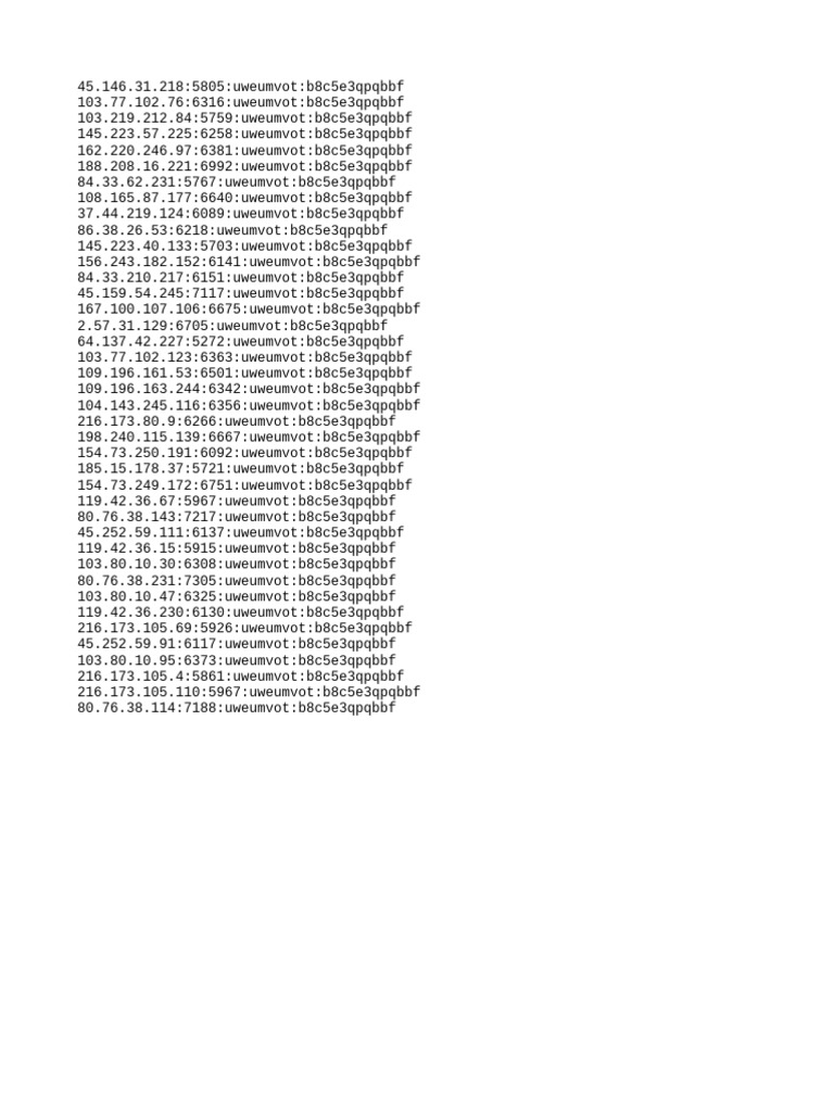 Webshare 40 Proxies | PDF