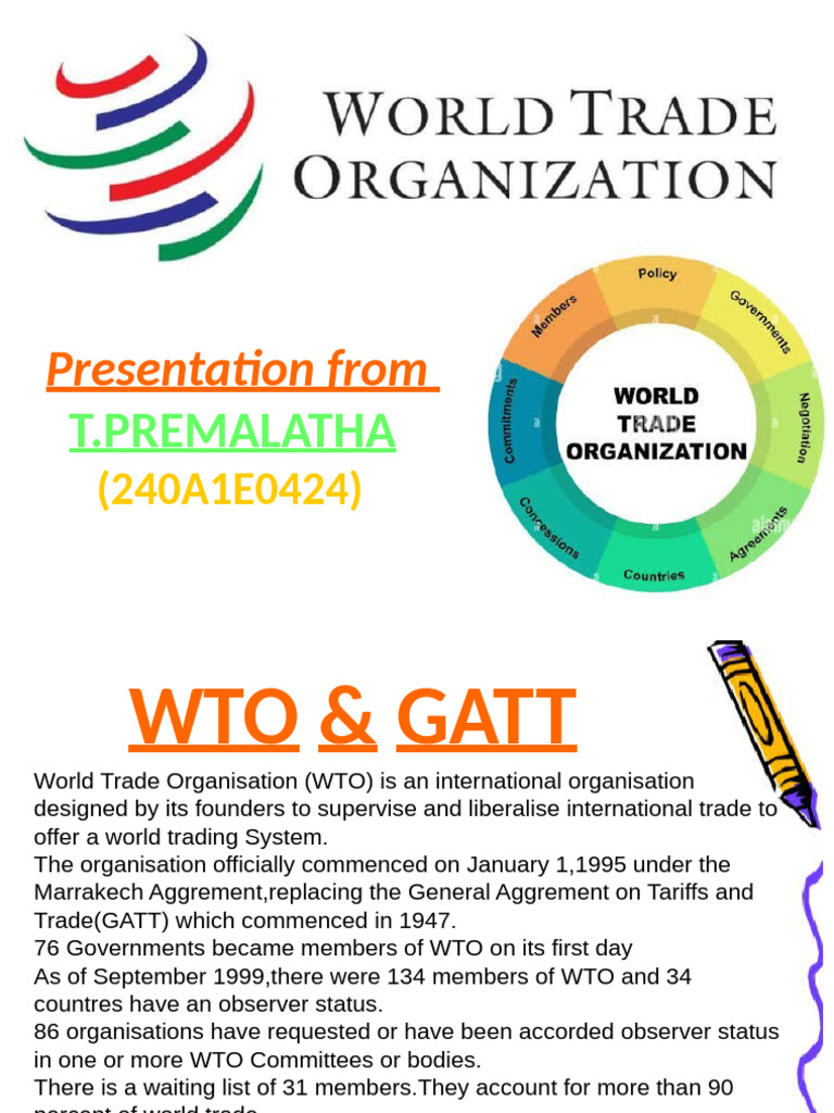 Wto & Gatt | PDF