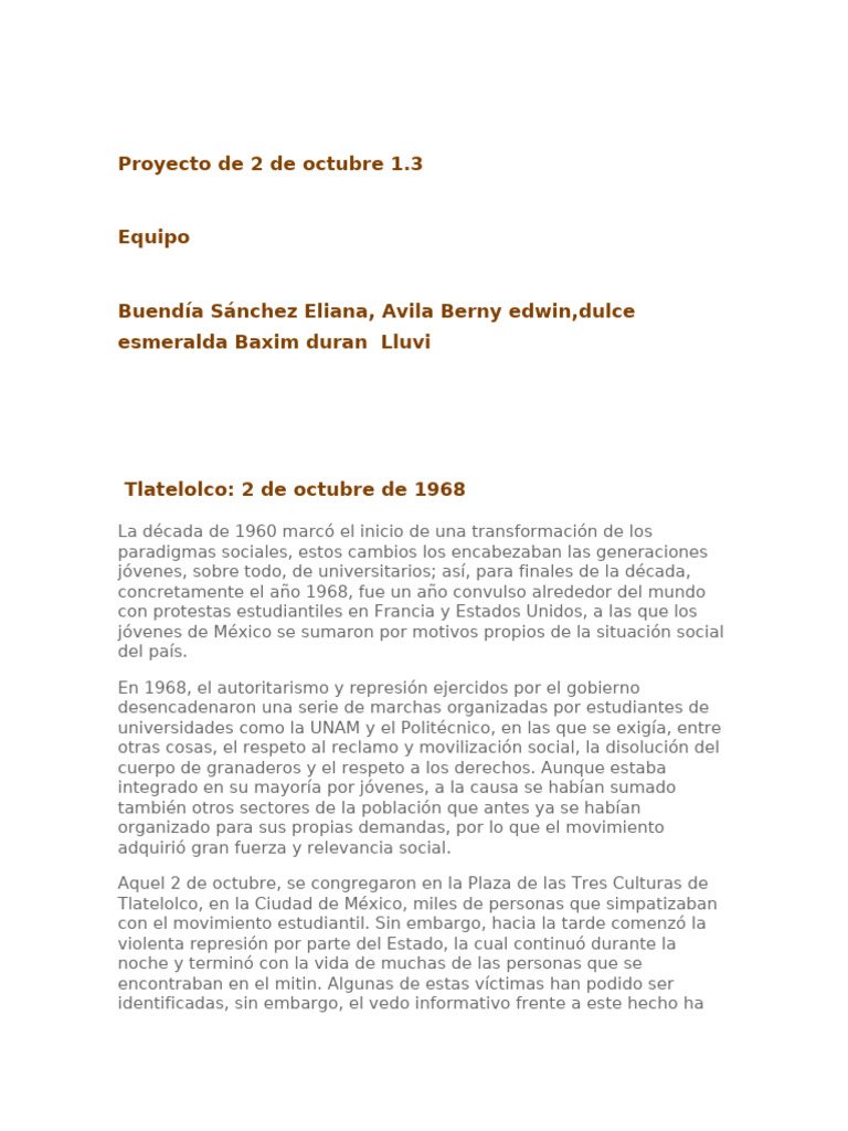2 de Octubre | PDF | Justicia | Crimen y violencia