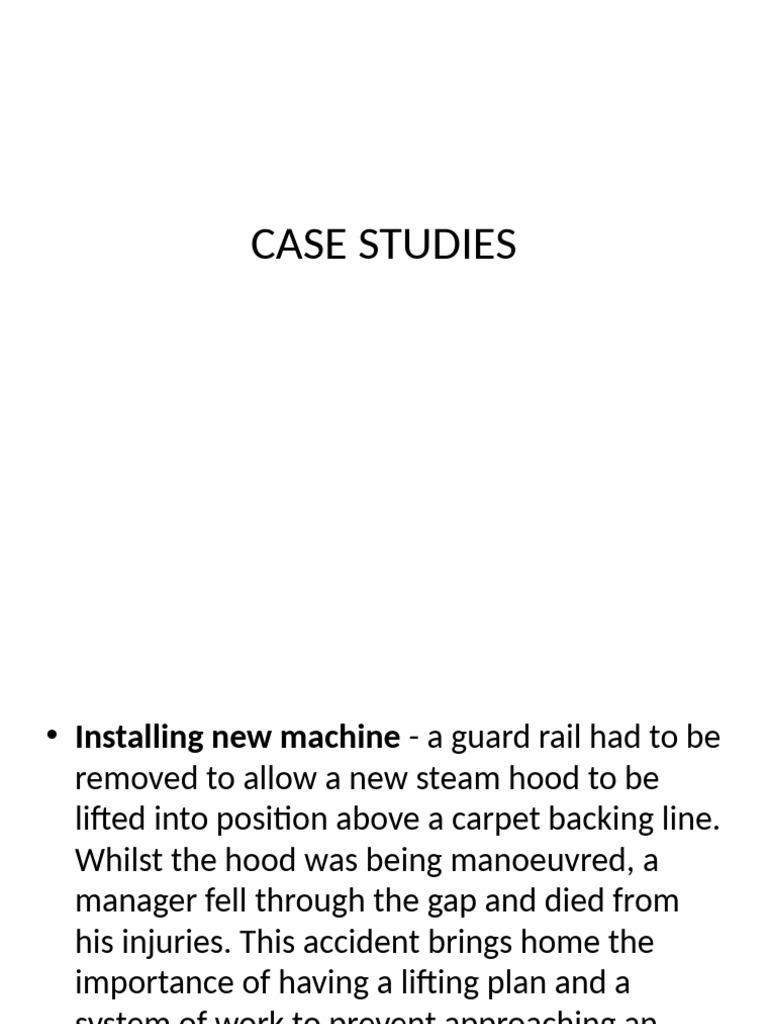 Case Studies | PDF | Truck | Hearing Loss Case Studies | PDF | Truck | Hearing Loss