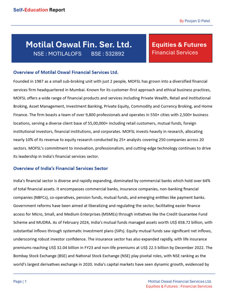 Motilal Oswal Research Report | PDF | Securities (Finance) | Economies