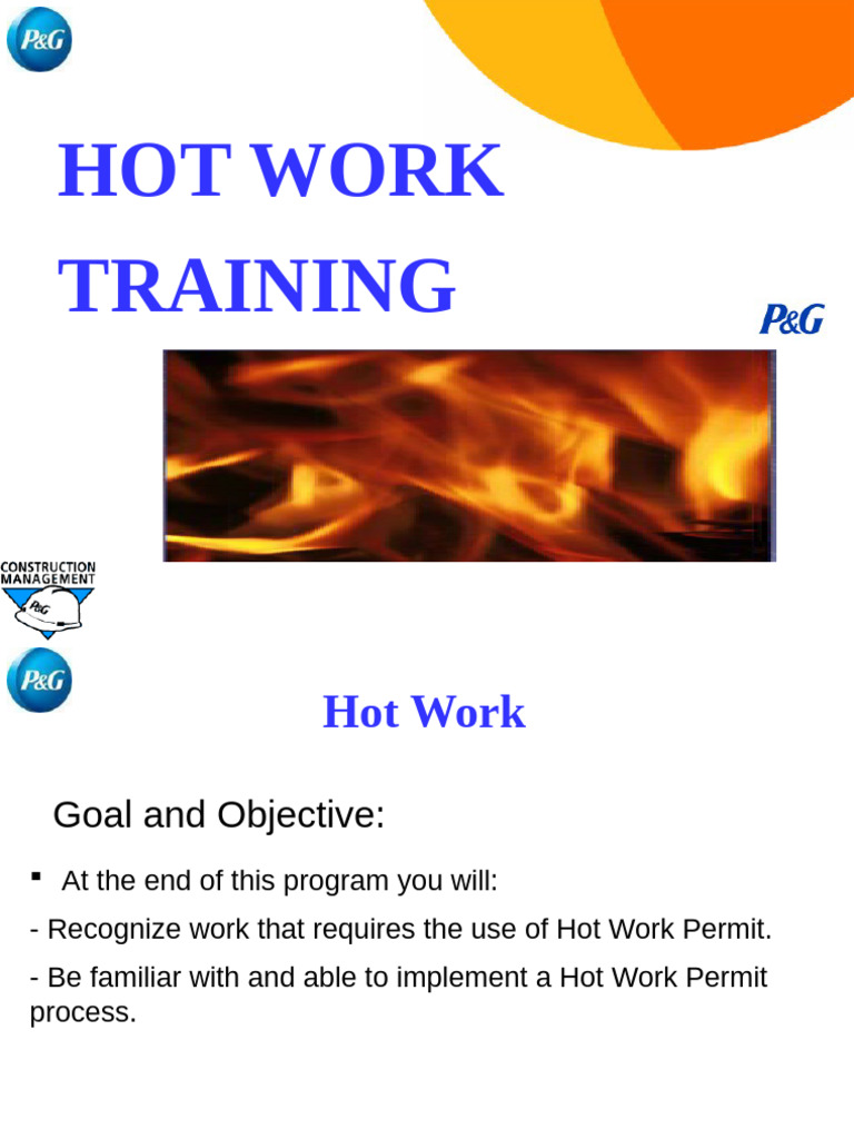 Hot Work Permits Training | PDF