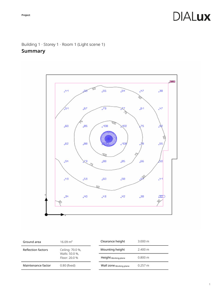 Lux Calculations 1 | PDF
