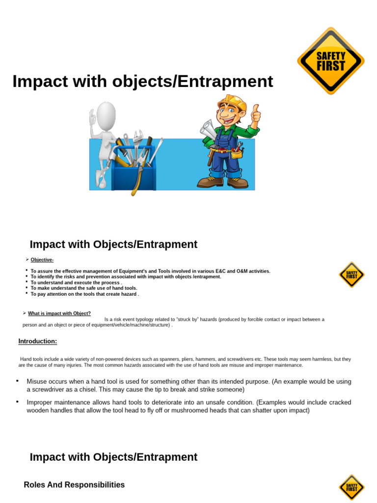 Impact with objects | PDF | Hammer | Tools