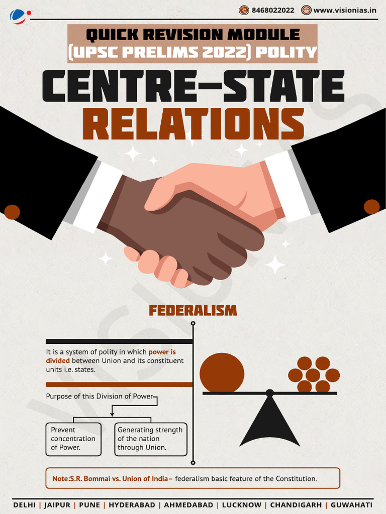 Centre State Relation | PDF