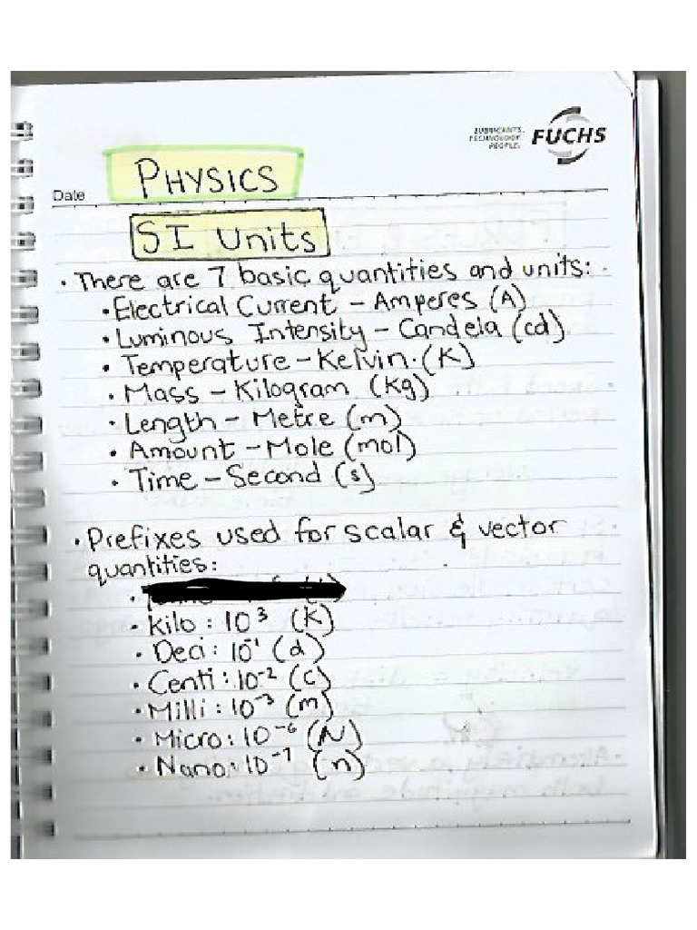 Physics Ibmyp Notes | PDF