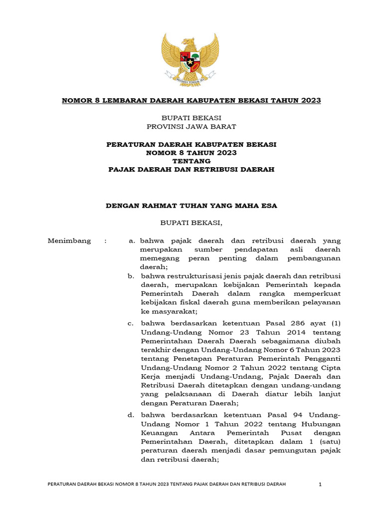 Perda No 8 Tahun 2023-2 | PDF