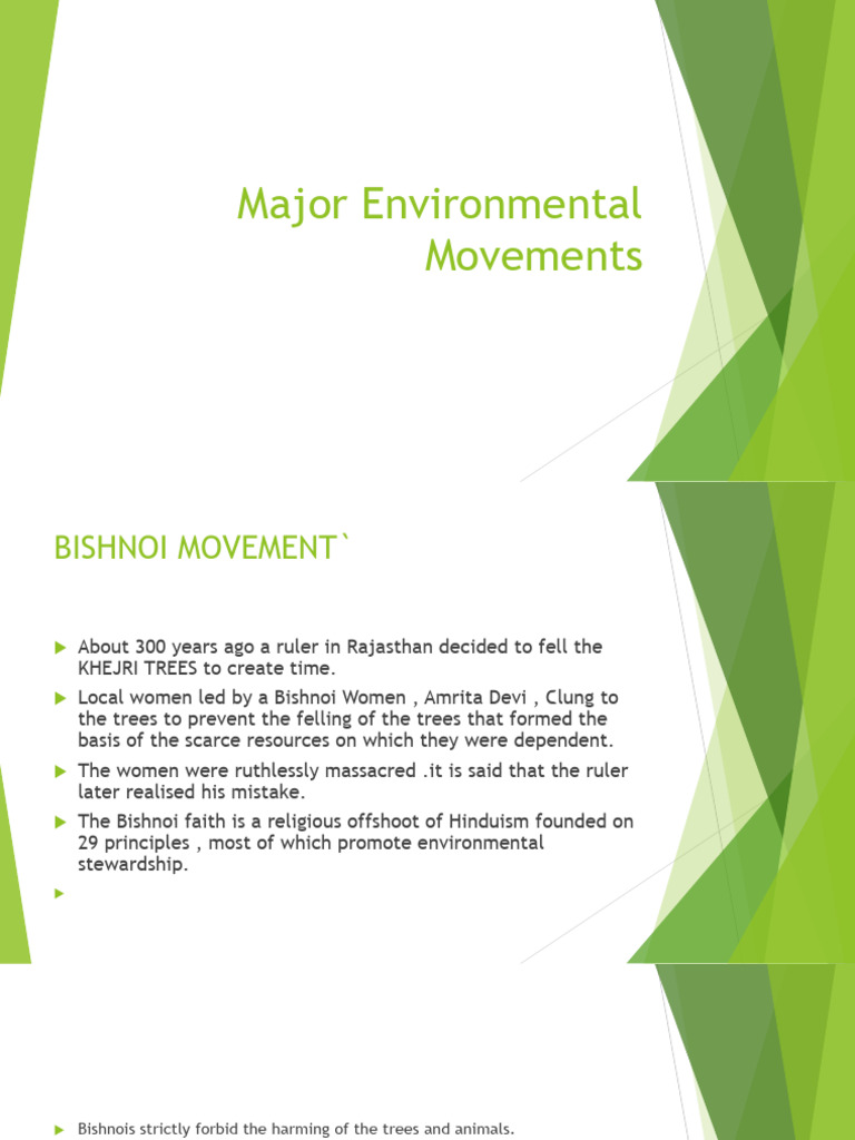 Major Environmental Movements | PDF | Kyoto Protocol | United Nations ...