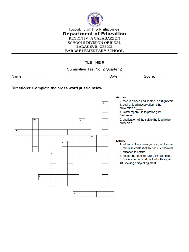 Tle - He6 - ST2 - Q2 | PDF