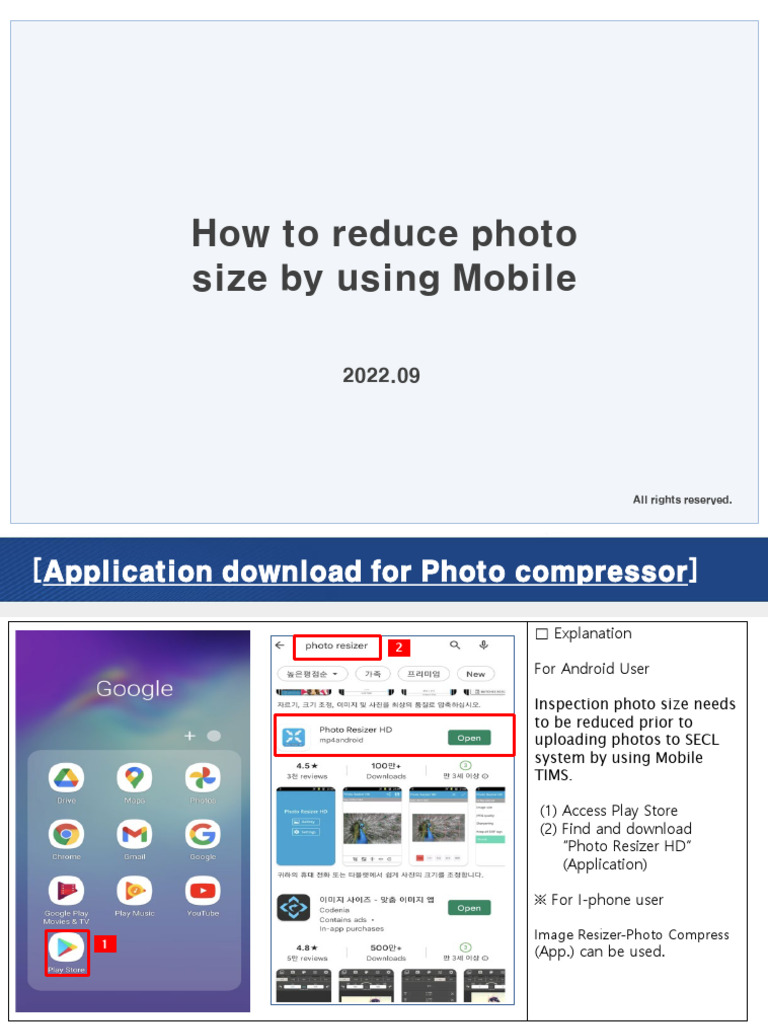 Mobile Photo Size Reduction Guide | PDF | Directory (Computing ...