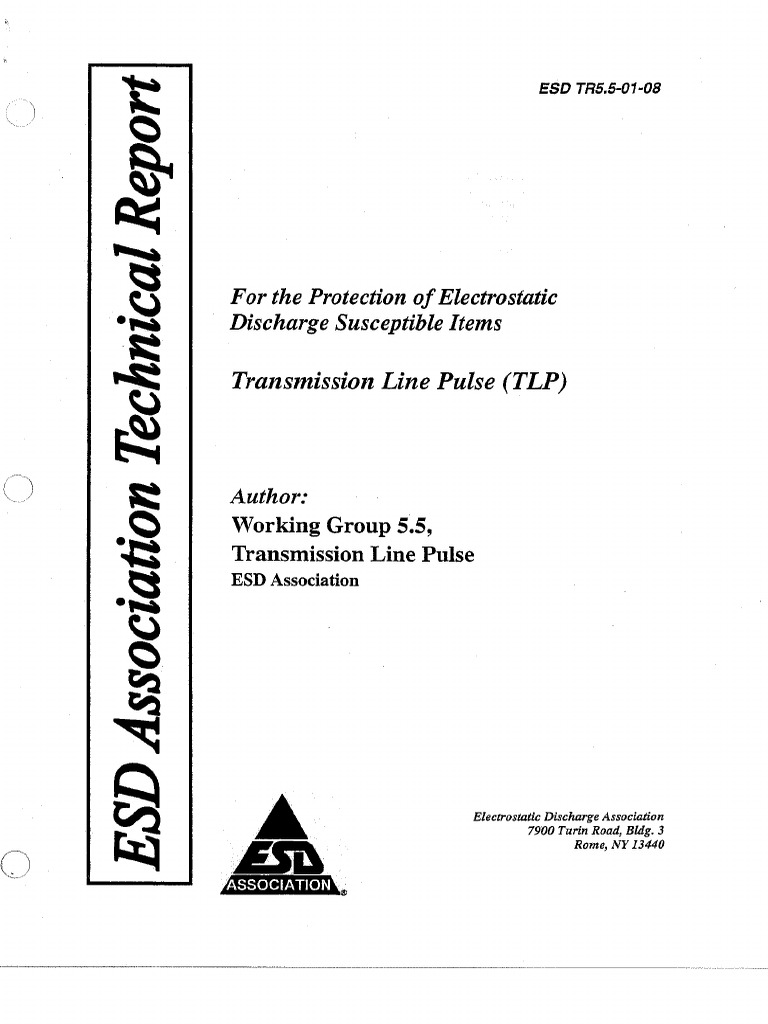 Esd TR5.5-01-08 TLP | PDF
