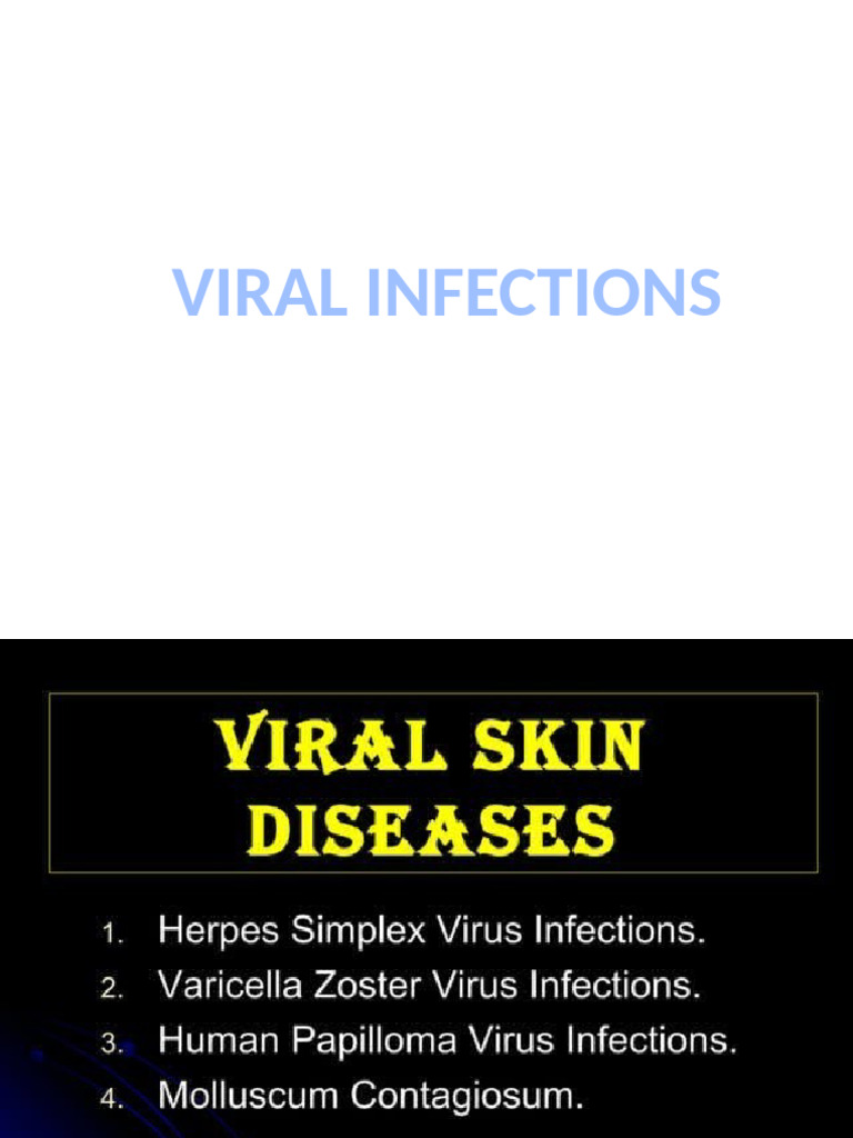 6 Viral-Skin-Diseases | PDF