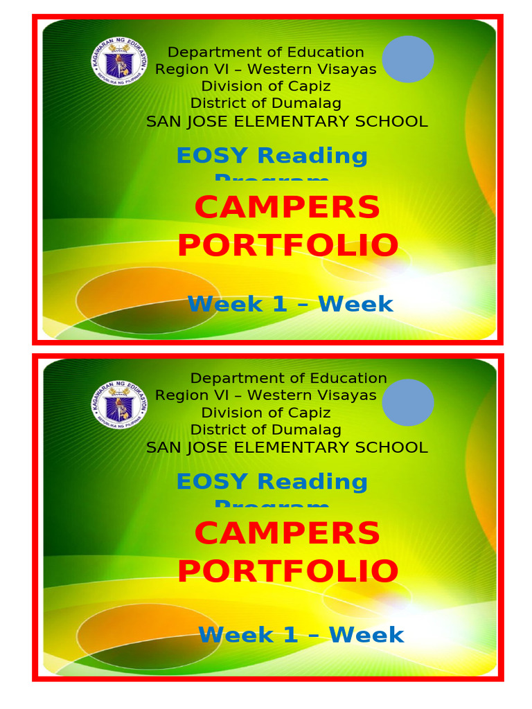 Nlc Portfolio | PDF | Reading (Process) | Pedagogy