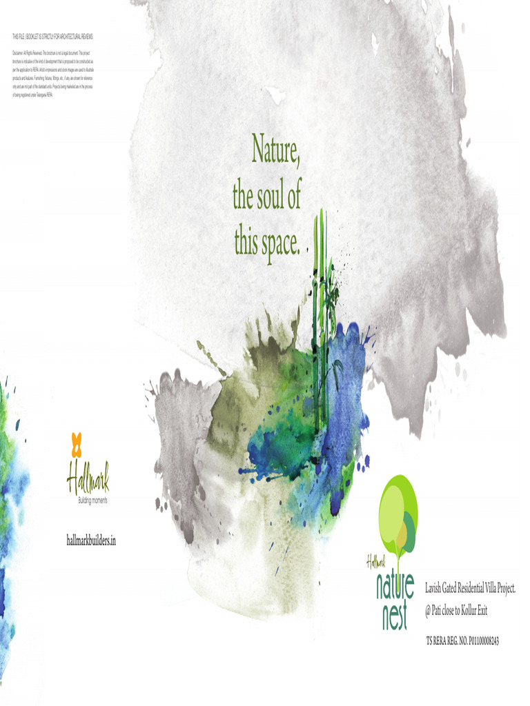 Hallmark Nature Nest E-Brochure | PDF | Building Engineering