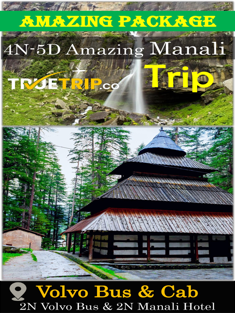4N-5D Manali by Volvo | PDF