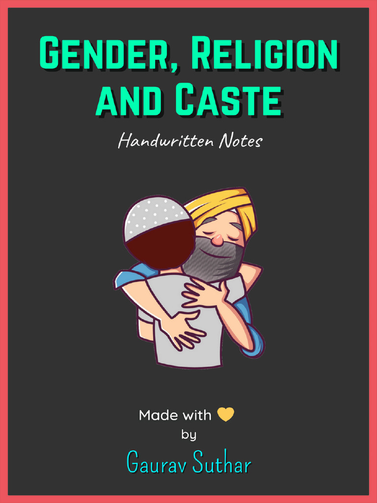 Gender Religion and Caste | PDF | Secularism | Caste