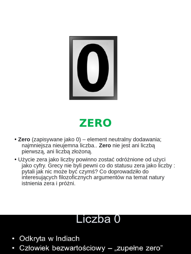 Zero | PDF