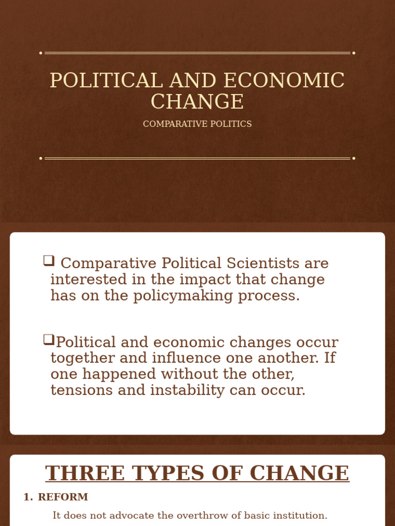 Comparative Politics 3 | PDF | Market (Economics) | Market Economy