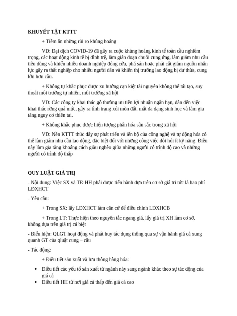 Đề-cương-KTCT 2 | PDF