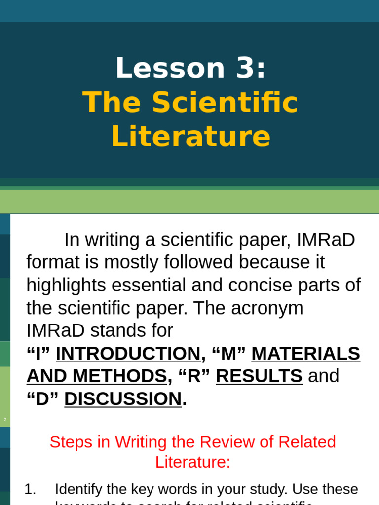 Lesson 3 Capstone | PDF | Citation | Science