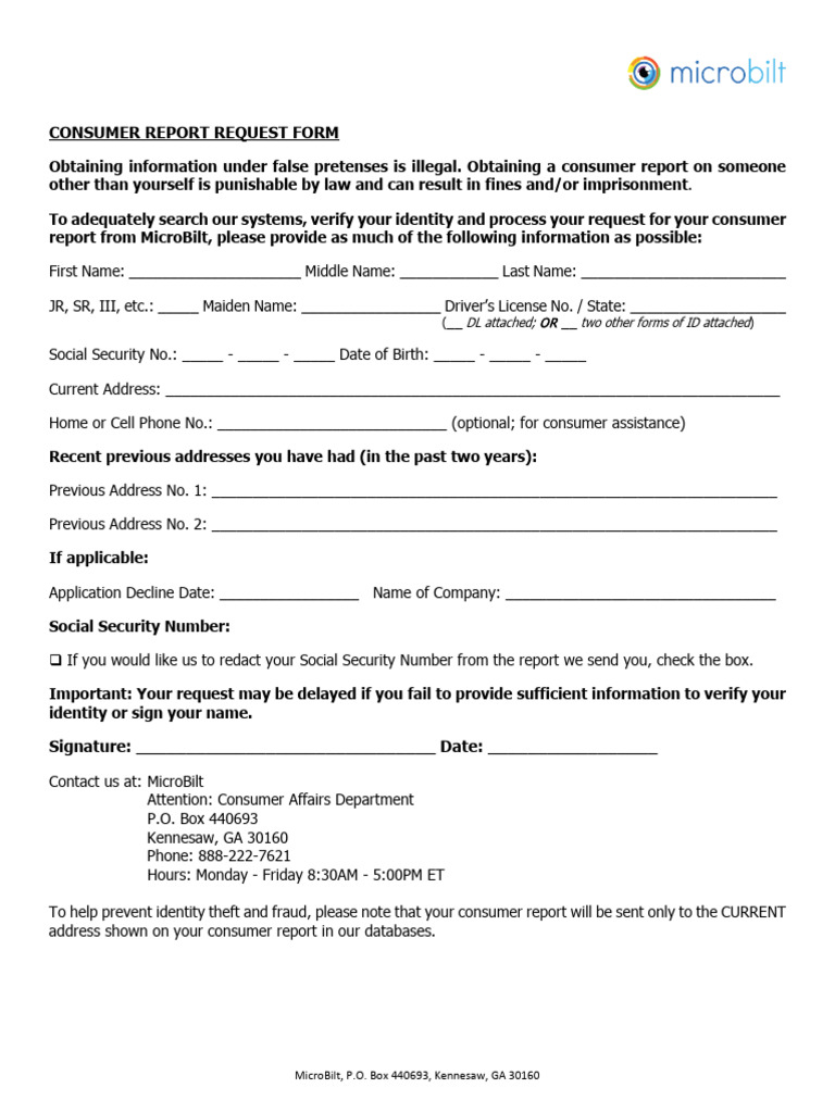 Report Request | PDF