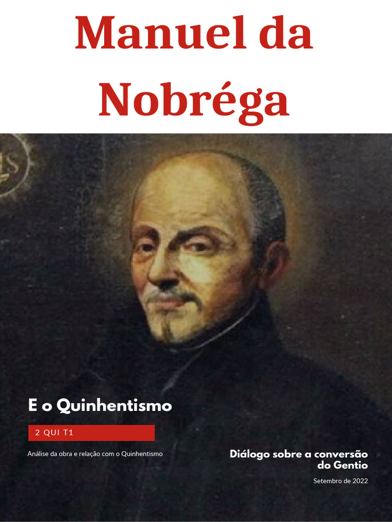 Padre Manuel Da Nóbrega | PDF | Renascimento | Brasil