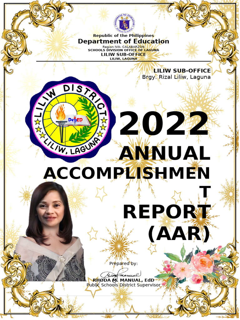Liliw Sub-Office Annual Report 2022 | PDF | Reading Comprehension ...