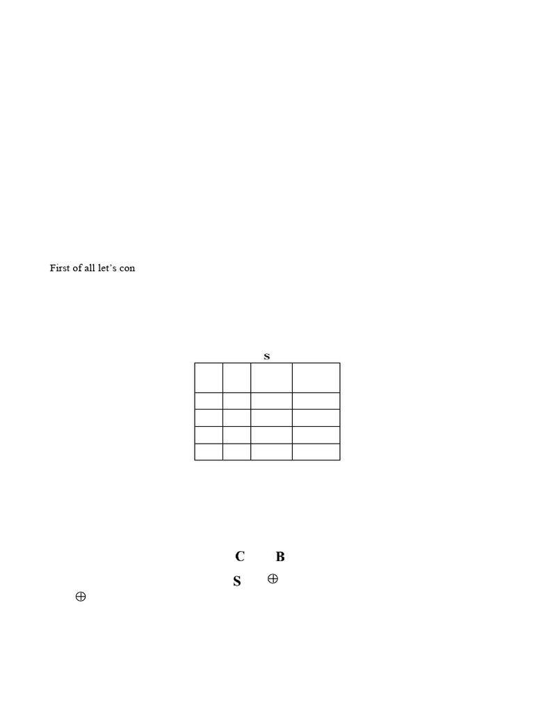 EA-1031 Lab Experiment 04 - Adders - Subtractors | PDF | Mathematical ...