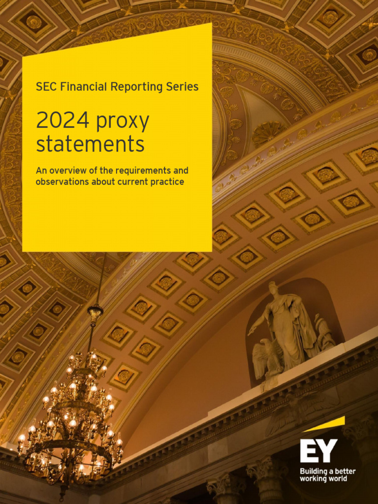 2024 EY Proxy Statement Overview | PDF | Proxy Voting | Audit Committee