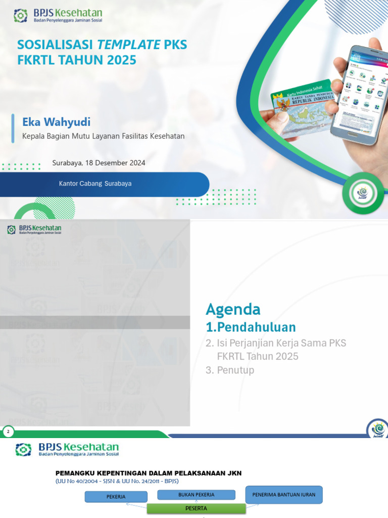 Materi Sosialisasi PKS BPJS TH 2025 | PDF