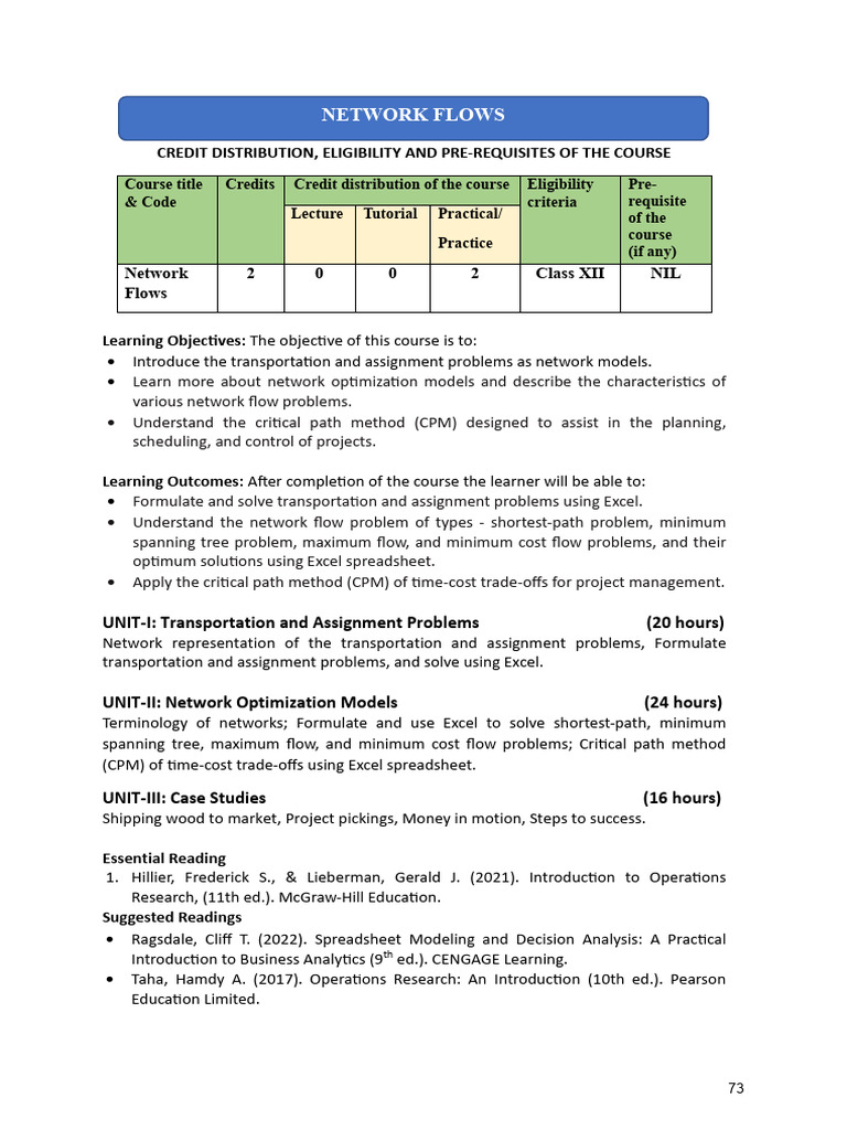 Network Flows Sec Pdf Mathematical Relations Algorithms