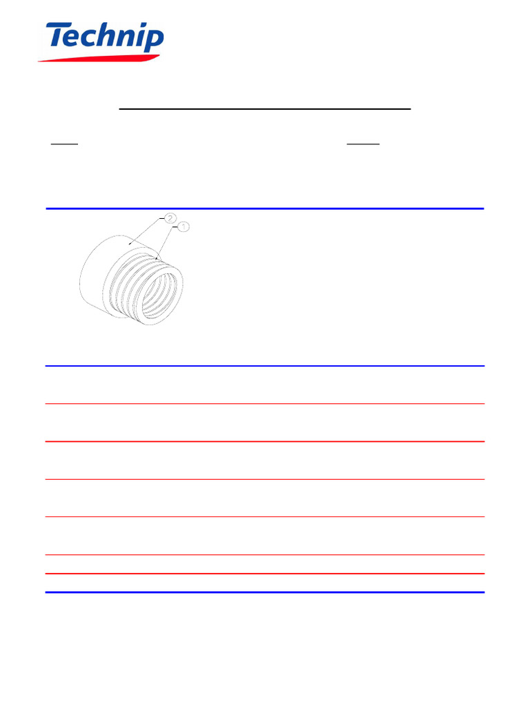 Coflexip Technical Data Sheet | PDF