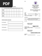 SF 9 Report Card Automated (Sy 2025-2026) Grade 3 | PDF | Philippines