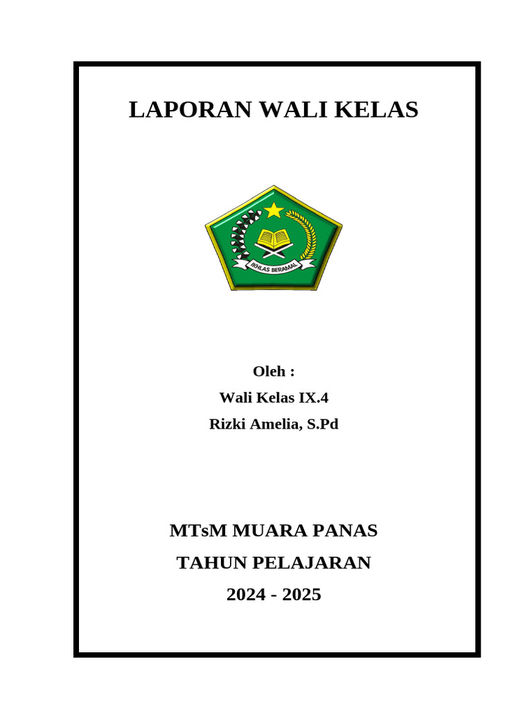 Laporan Walas IX.4 GANJIL | PDF