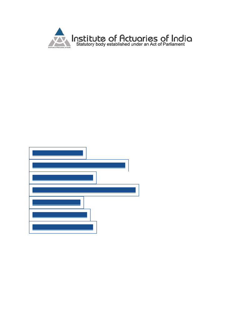 Actuarial Exam Modules Overview | PDF