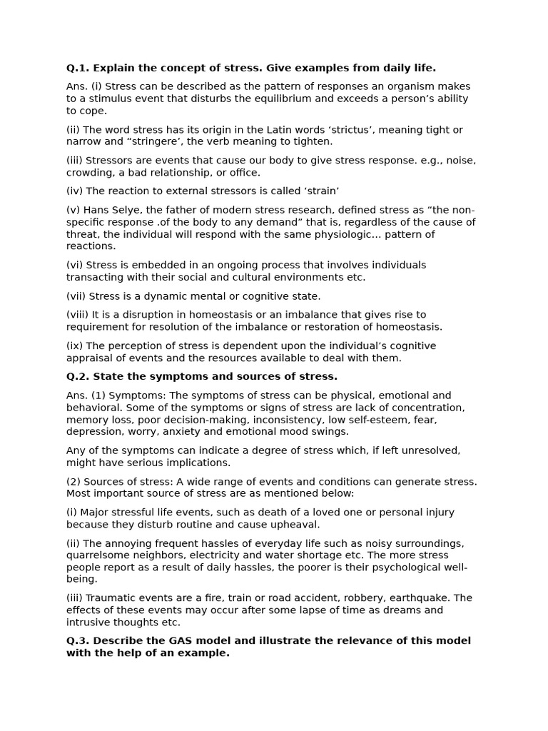 Understanding Stress: Causes, Effects, and Coping Strategies | PDF | Stress (Biology) | Optimism