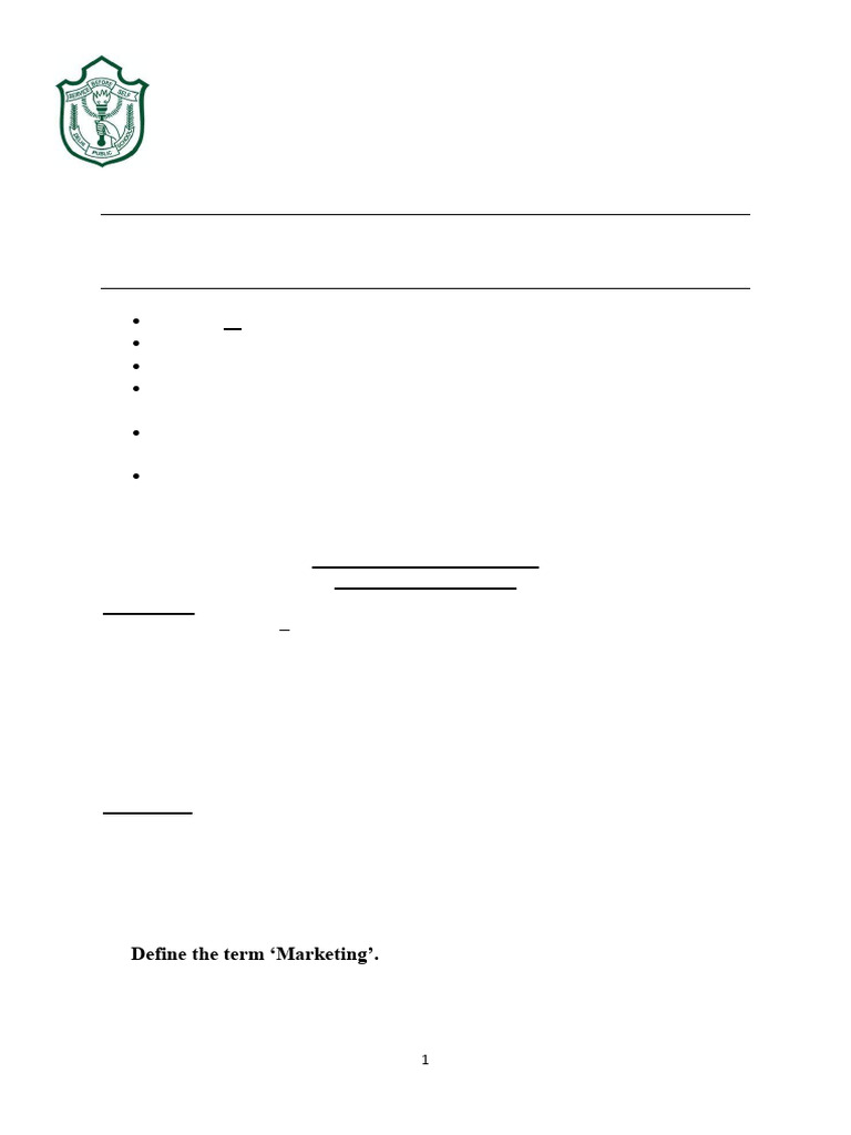 Cl. 10 - Pre Board-2 - Commercial Studies | PDF | Debits And Credits ...