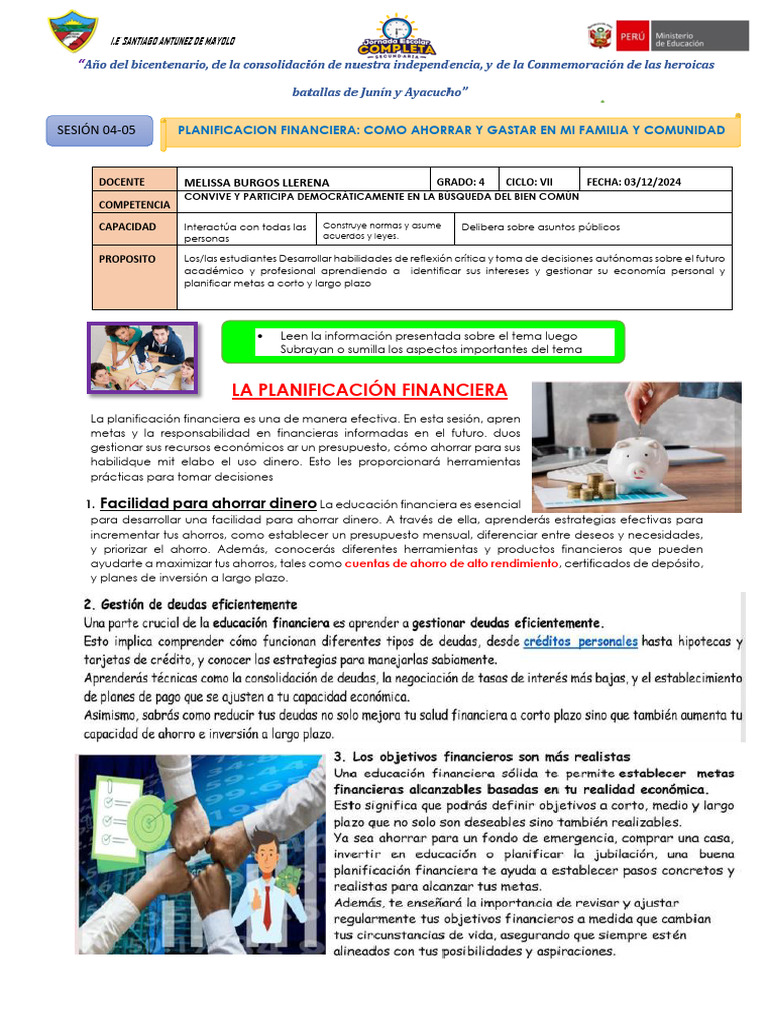 4 VIII DPCC 02-12-24B | PDF | Presupuesto | Finanzas personales