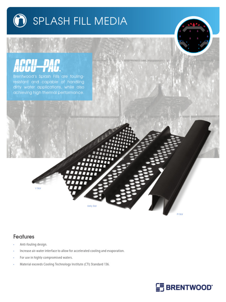 AccuPac Splash Fill Cut Sheet | PDF | Water | Materials