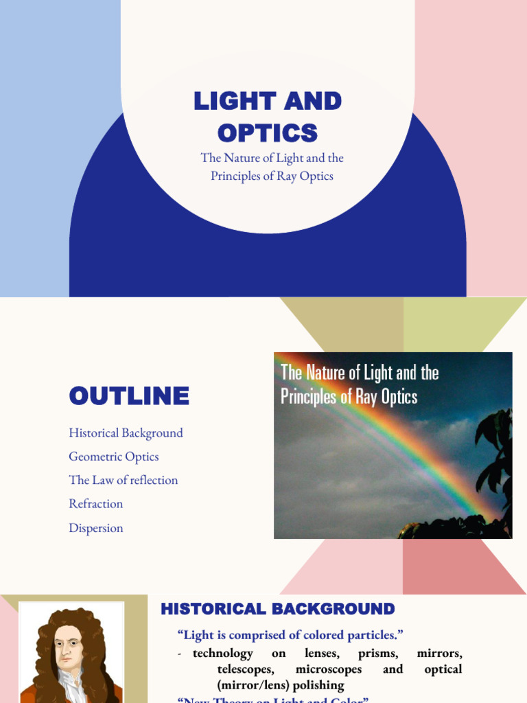 lights and optics | PDF | Refraction | Light