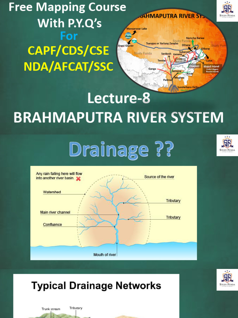 Brahmaputra River System Mapping Course | PDF | Bodies Of Water | Landscape