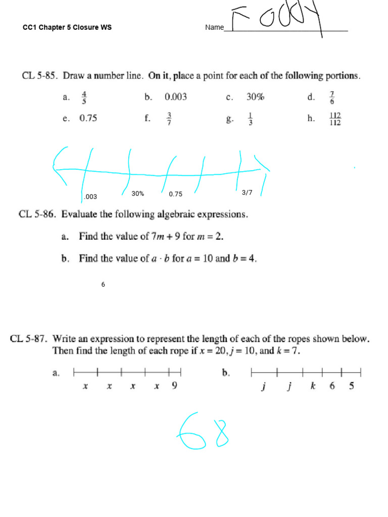 Foddy Donzo - CC1 Chapter 5 Closure WS | PDF