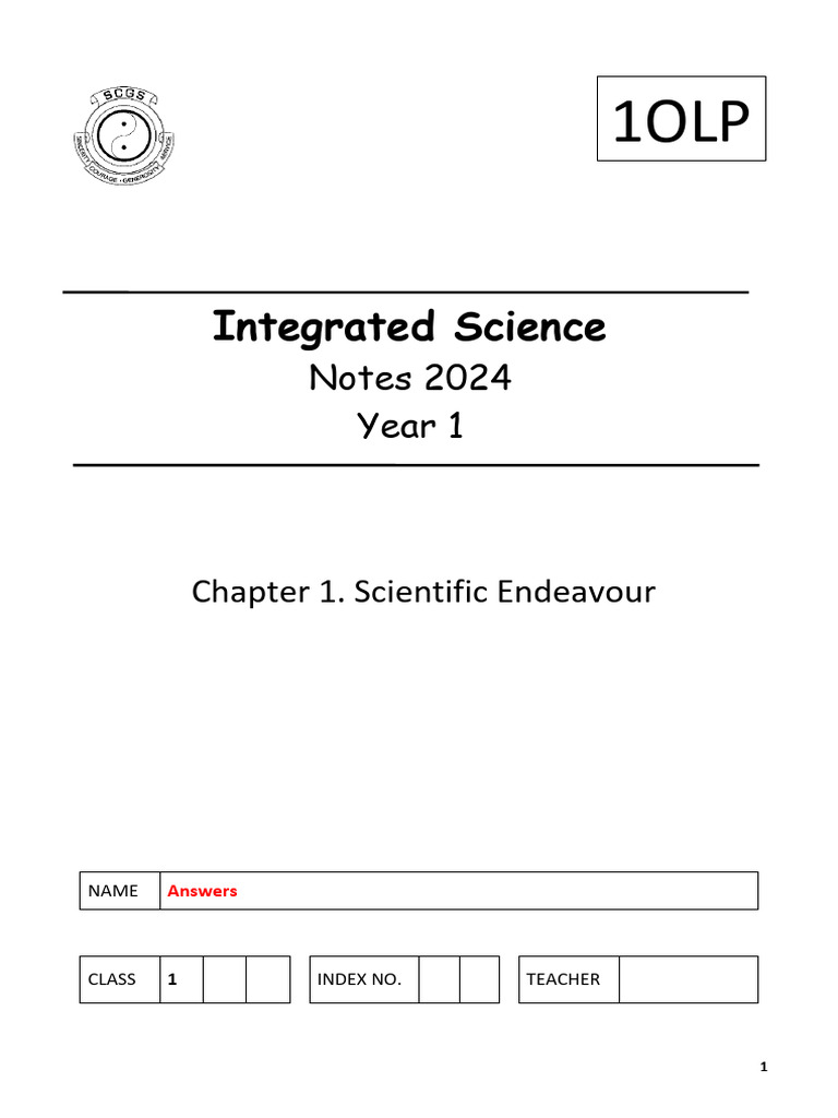 Chap 1 - Scientific Endeavour | PDF | Litre | Volume